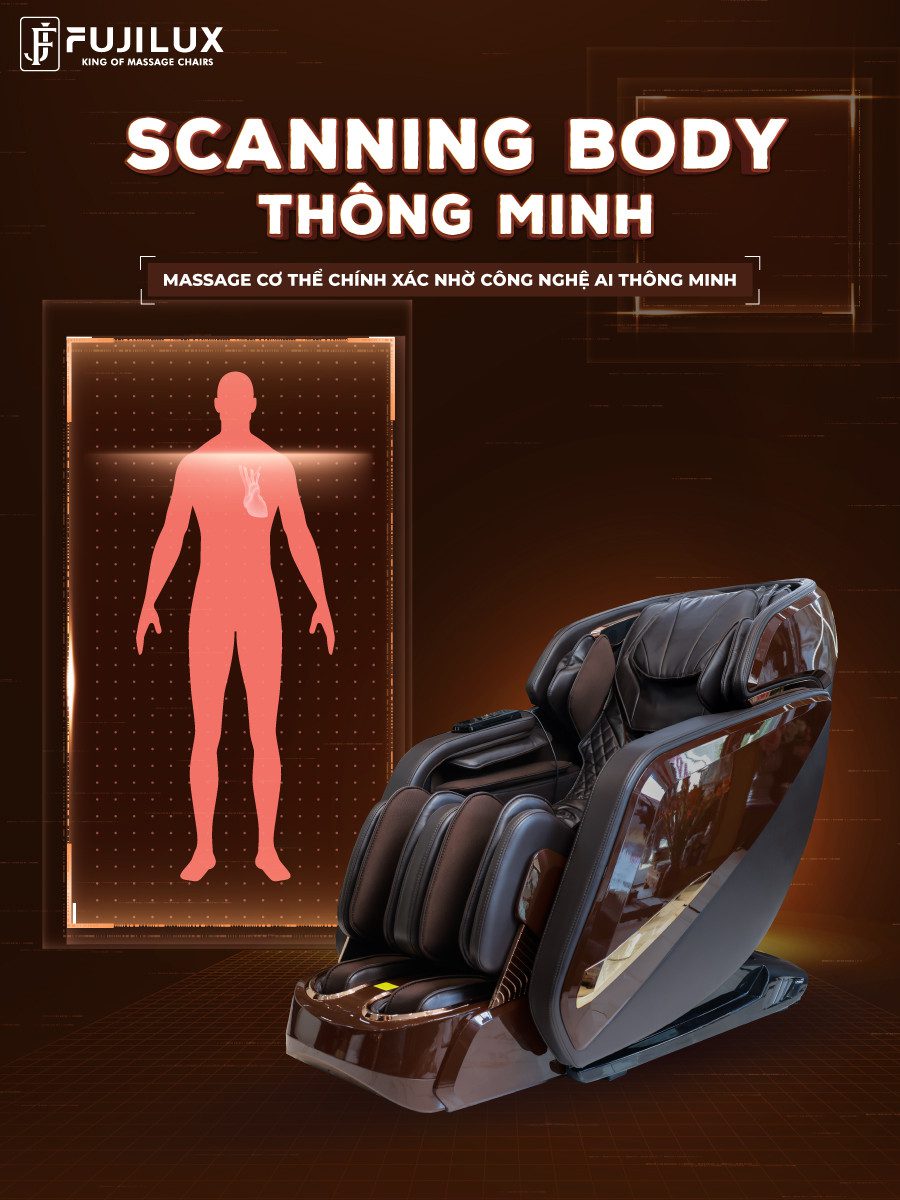 Ghế massage FUJILUX FJ911 - Công nghệ massage 4D thông minh